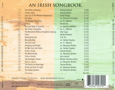 AN IRISH SONGBOOK NEW CD 635212023921| eBay
