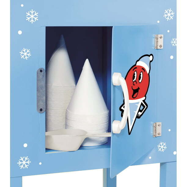 Large Snow Cone Cart Shave Ice Maker Machine Vintage Retro Street Stand ...