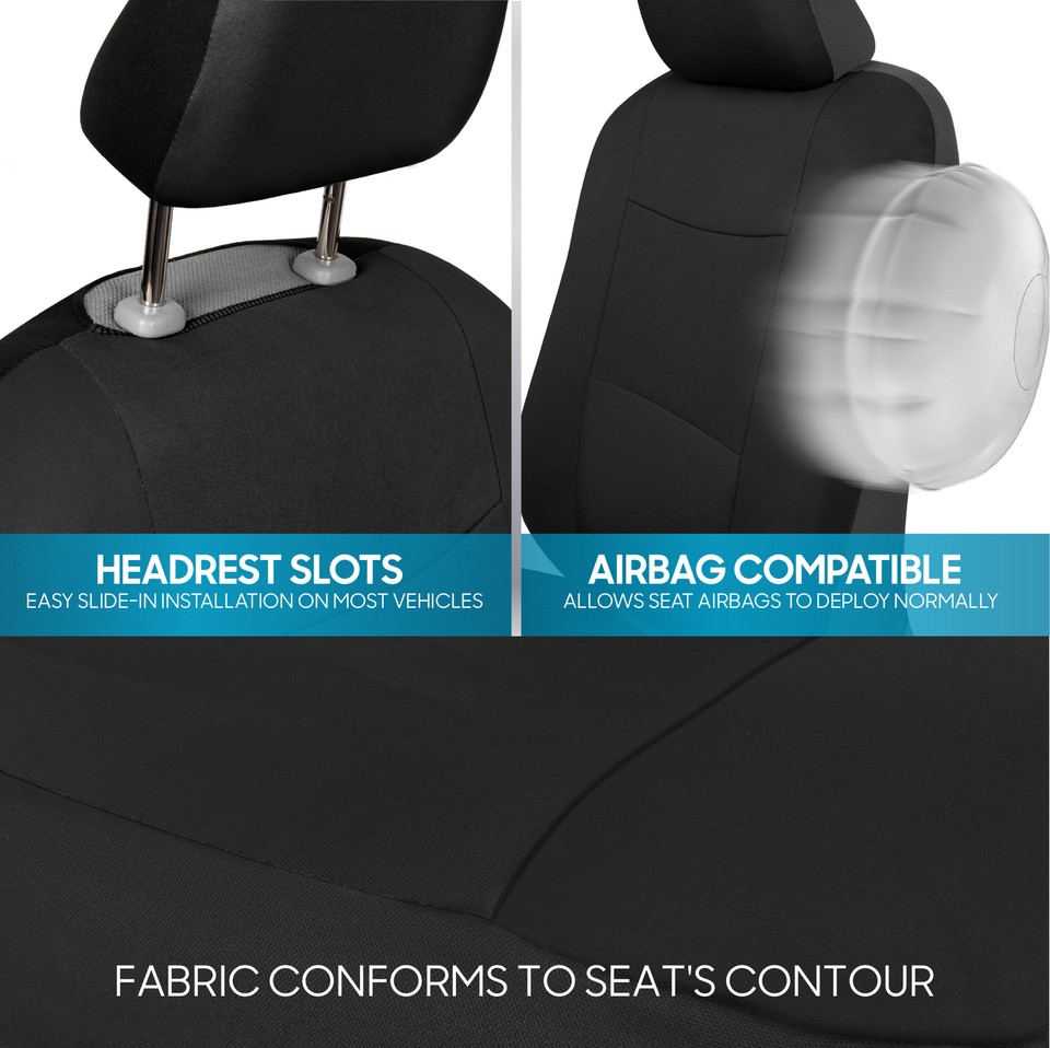 Car Seat Covers Sports Design Poly Pro Seat Protection W/ Split Bench ...