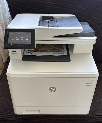 HP Laserjet Pro MFP M477fnw All-In-One Color Laser Printer CF377A ...