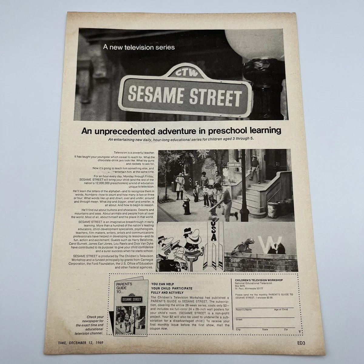 Sesame Street 1969