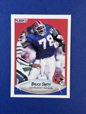 1990 Fleer ~ Bruce Smith ~ Base ~ 121 ~ Bills | eBay
