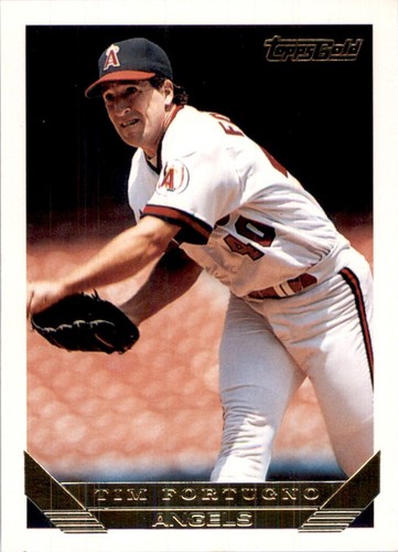 1993 Topps Gold Tim Fortugno Los Angeles Angels #320 | eBay