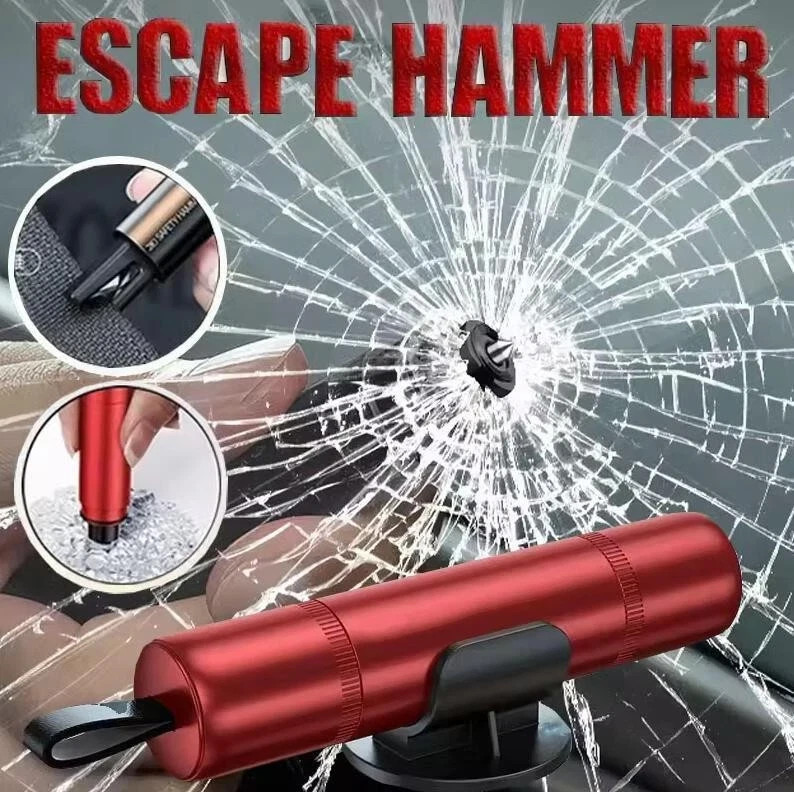 Car Window Breaker Tool with Seatbelt Cutter Glass Breaker Under Water ...