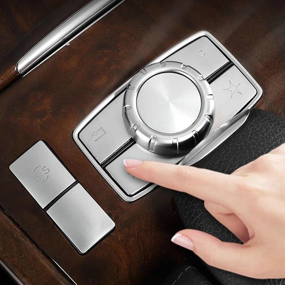 Stylish and Practical Center Console Button Cover for E Class W212 ...