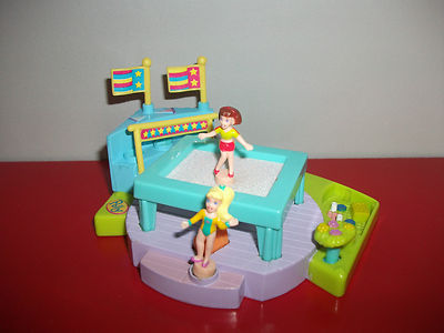 Polly pocket Gymnastique Trampoline gym bluebird 1999 | eBay