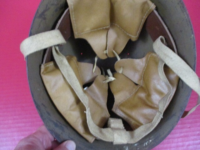 WWII Japanese Imperial Army Type 90 Helmet w/Liner & Chin Strap ...