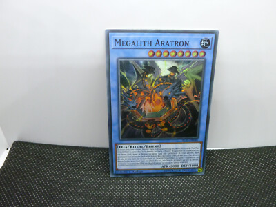 Yu-Gi-Oh Karte - Megalith Aratron - Fels / Ritual / Effekt blau ...