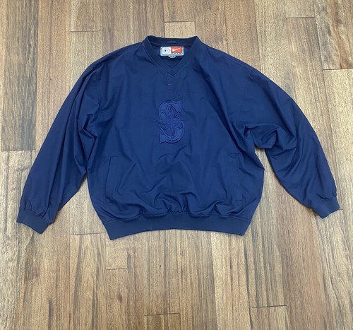 Mariners Nike Team Pullover Windbreaker Mens Size XL Seattle MLB ...
