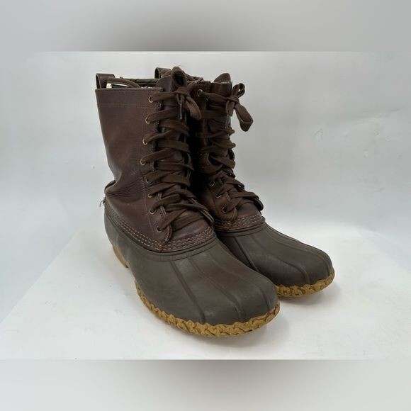 LL Bean Maine Hunting Shoe 8" Duck Boot Gore Tex Sock Liner Men's 10 F ...