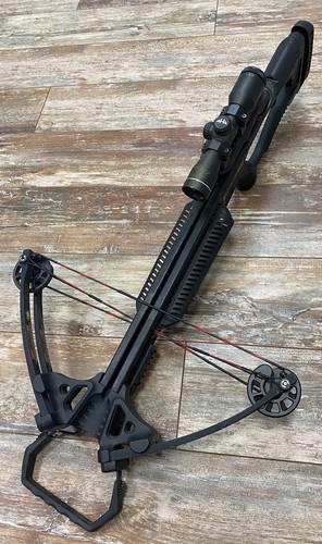 Barnett Avenger Crossbow W/ Halo 4x32 Scope 330fps Hunting | eBay