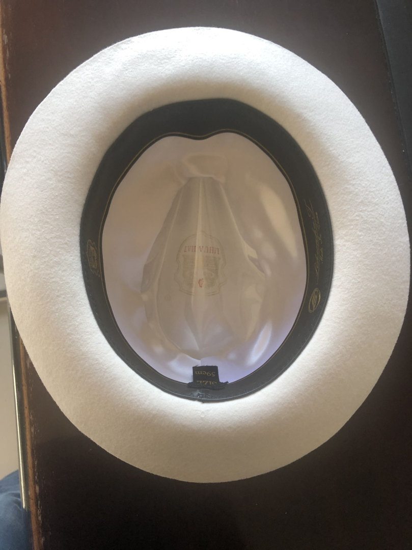 100% Wool Vintage Top Hat Black Crown Hat Victorian Magic Hat 8" Deep ...