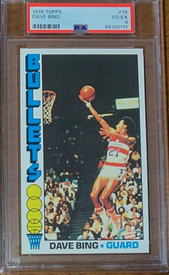 1976 Topps Basketball #76 Dave Bing Bullets PSA 4 Perfectly Centered | eBay