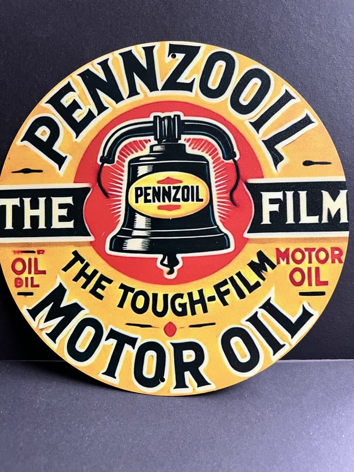 Vintage Pennzoil Motor Oil Sign Retro Aluminium Man Cave Garage ...