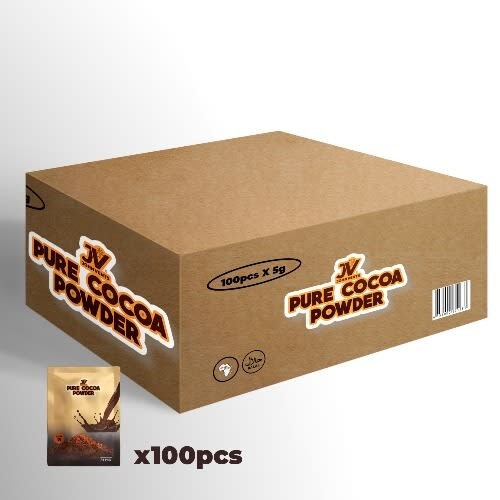 100% Organic Cocoa Powder 500g Johnvent 100pieces of 5g in a Carton | eBay