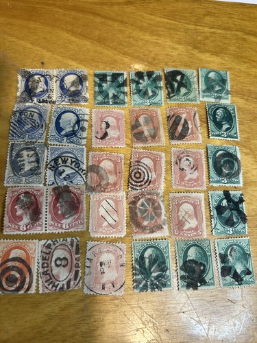 XX1757. -Early US Stamps fancy cancels | eBay