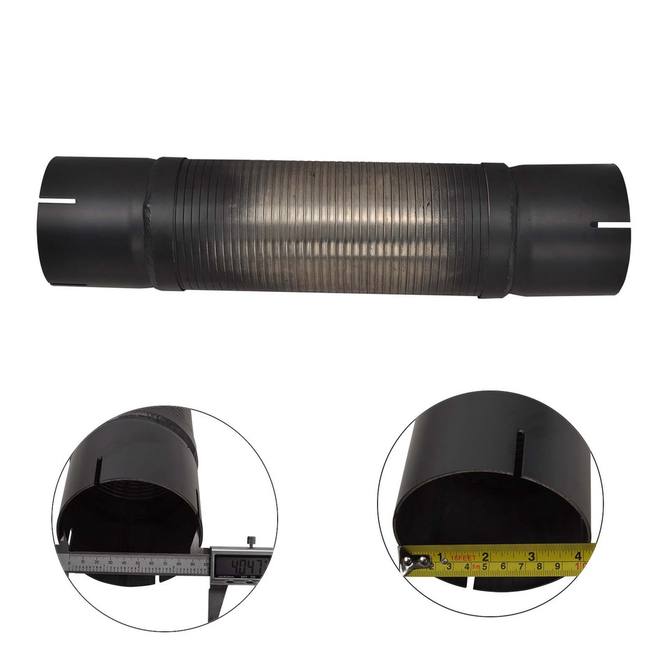 Stainless Steel 4" T Pipe Kit Dual Smoker Exhaust Stack System ...