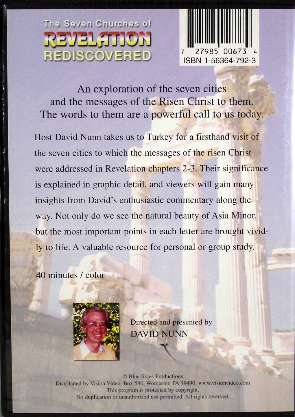 The Seven Churches of Revelation Rediscovered NEW DVD Christian ...