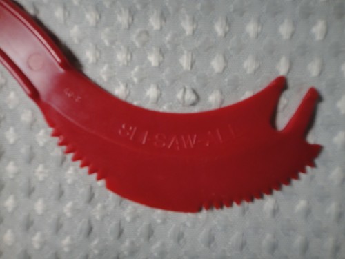 Tupperware Sli Saw All #46 Red Plastic Knife Slicer Cheese Vegi Olive ...