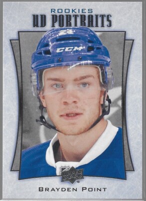 2016-17 Brayden Point Upper Deck Series 2 Portraits Rookie RC #P-79 | eBay