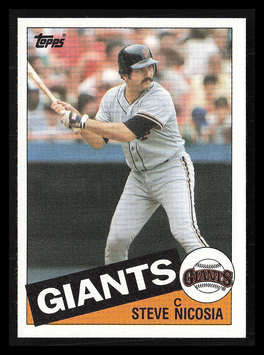 Steve Nicosia 1985 Topps #191 San Francisco Giants | eBay