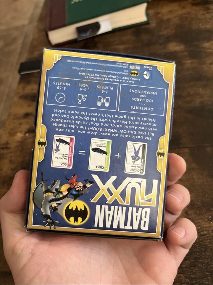 Batman Fluxx Card Game 2015 DC Comics Looney Labs Complete | eBay