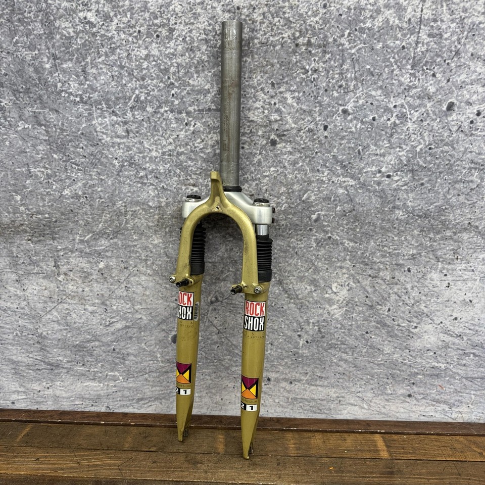 Vintage RockShox Mag 21 Suspension Fork 26in 1-1/8 Threadless Canti MTB ...