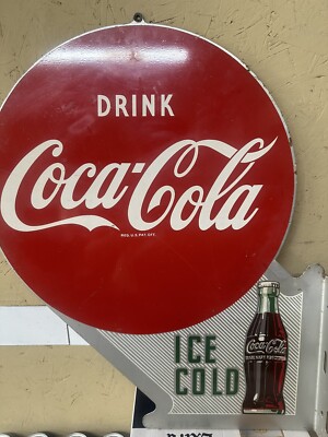 Coca Cola Original Flange Sign | eBay