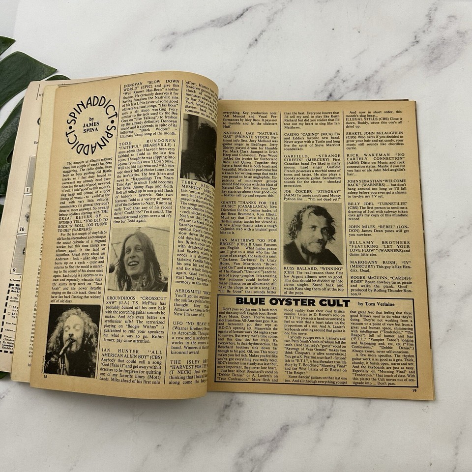 Hit Parader Vintage Magazine November 1976 Elton John Steven Tyler ...