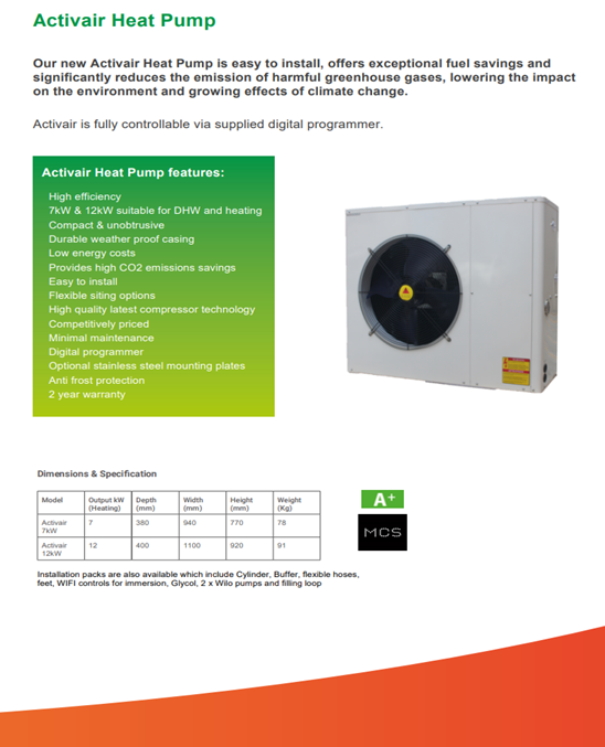 NEW Trianco Activair 12kW Air Source Heat Pump + Install pack MCS ...