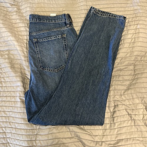 NWT Banana Republic Curvy Straight Medium Wash Size 32/14 Jeans Denim ...