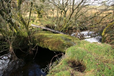 Photo 6x4 Footbridge near Pizwell Bellever Marked on the OS 1:25000 map ...