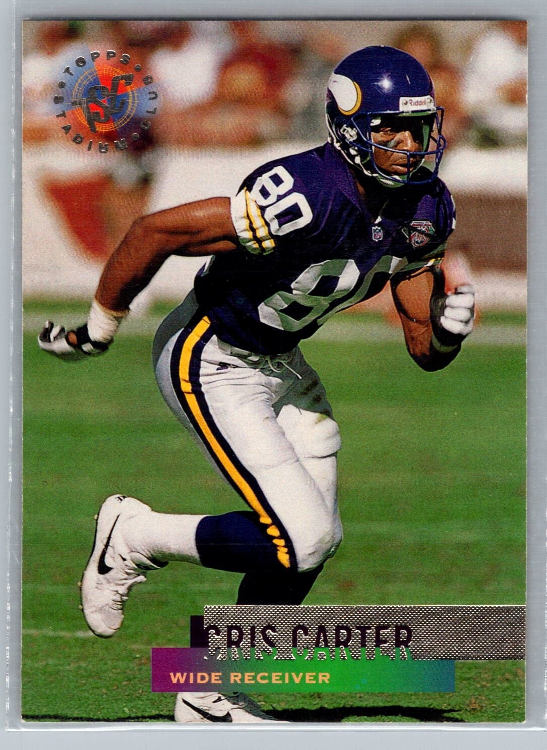 1995 TOPPS STADIUM CLUB CARD # 340 Cris Carter - Minnesota Vikings | eBay