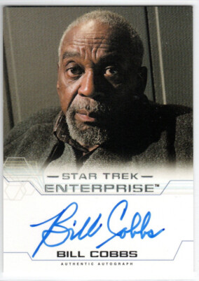 STAR TREK ENTERPRISE SEASON 4 BILL COBBS AS EMORY ERICKSON AUTOGRAPH L ...