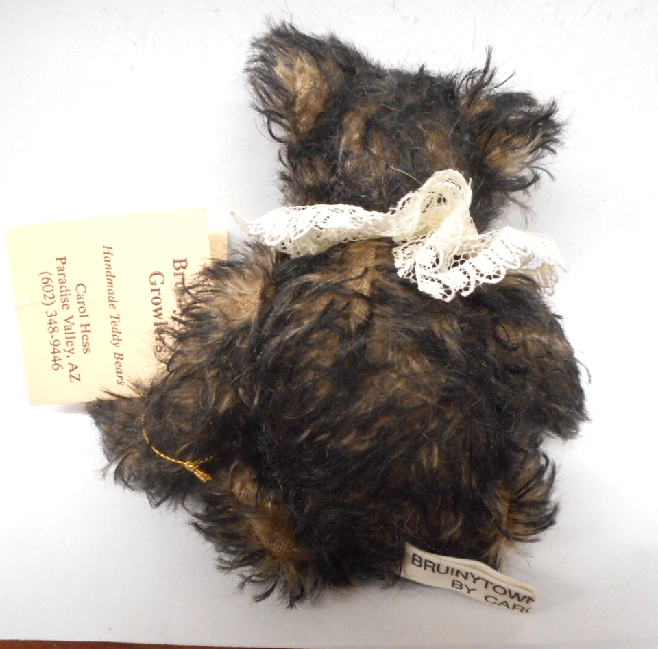 Bruinytown Growlers Carol Hess-Artist- German Mohair Jointed Teddy Bear ...