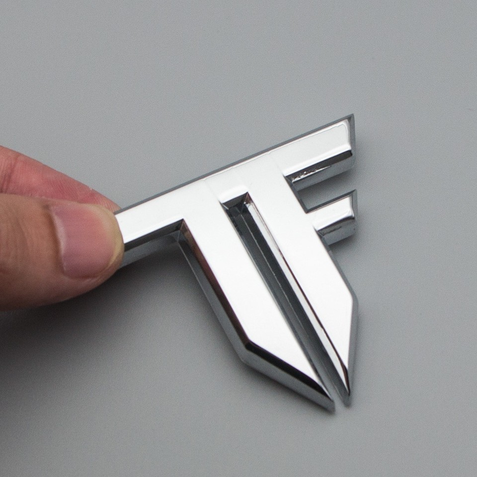 Chrome Metal Transformers Side Fender Badge Rear Tailgate Trunk Emblem ...