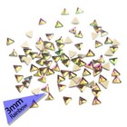 Small Triangle Bead Clear Nail Art Rhinestone 30/100Pcs Crystal Stone ...