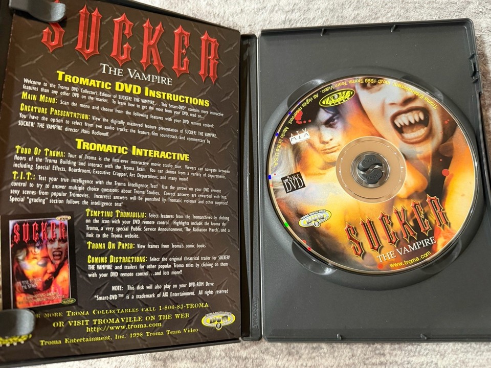 Sucker the Vampire (DVD, 1998) 790357992034| eBay