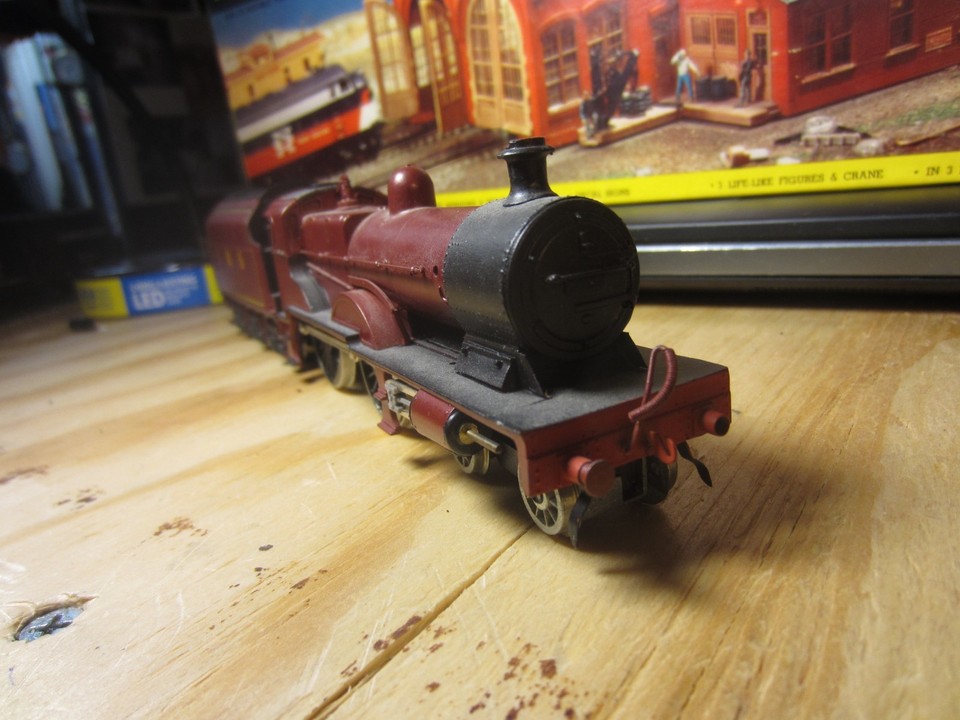 OO trains; A nice but NON running HORNBY L M S 4-4-0 steam engine ...