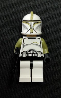 Lego Phase 1 Clone Trooper Sergeant Minifigure 75000 Olive Green | eBay