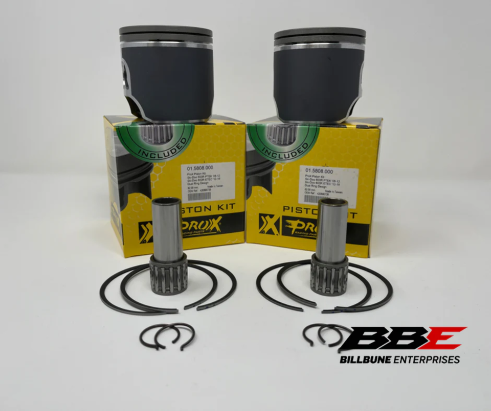 '07-'12 Ski-Doo 800R PTEK Standard / Stock 82.00mm Bore Piston Kits ...