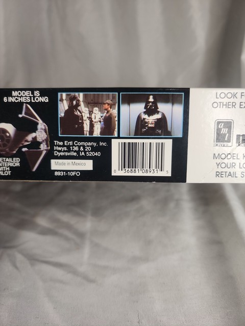 MPC 8931 Star Wars Return of The Jedi Tie Interceptor Snap Model Kit ...