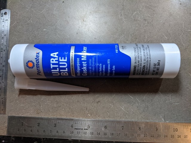 Permatex 81725 Sensor Safe Ultra Blue RTV Silicone Gasket Maker 13 Oz ...
