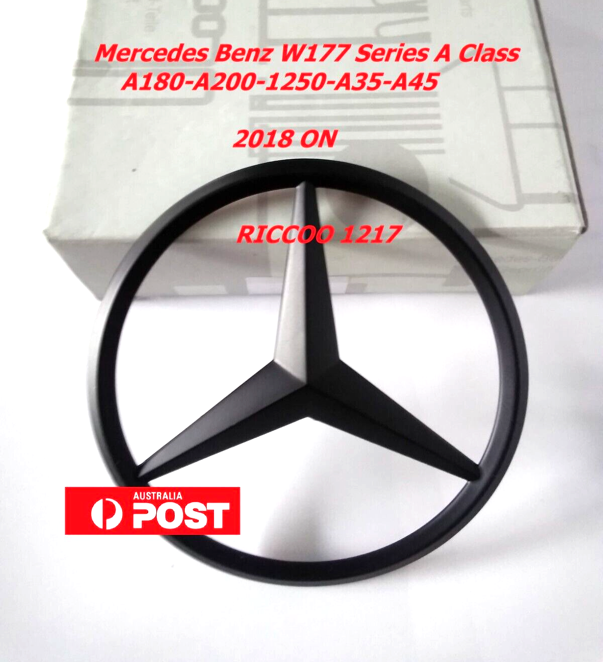 badge for Mercedes Benz A class rear W177 2018 on hatch A1778170100 ...