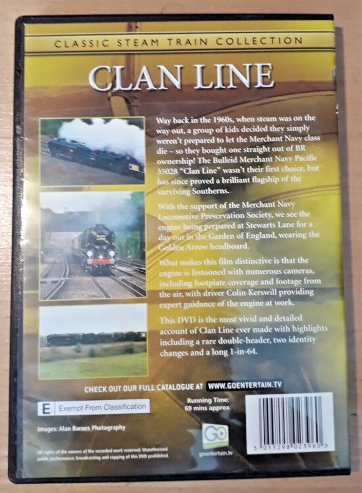 Classic Steam Train Collection - CLAN LINE (DVD, 2009) | eBay