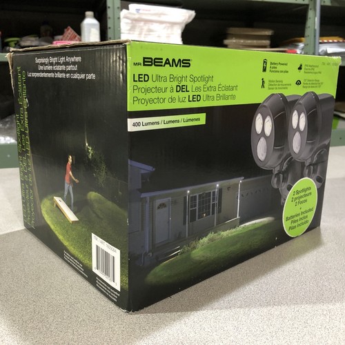 Mr Beams LED UltraBright Spotlight 400 lumens Battery Powered Motion ...
