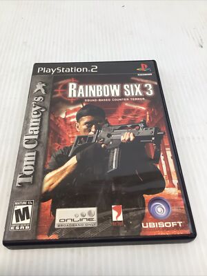 Tom Clancy's Rainbow Six 3 Sony PlayStation 2 PS2 2004 Complete with ...