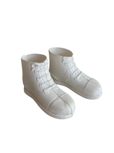 GI Joe Original Vintage Hasbro White Boots Short Plastic Boots | eBay UK