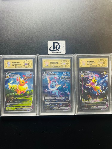 APH Golden 10 Pokemon TCG Flareon&Vaporeon&Jolteon VMAX (Chinese) Full ...