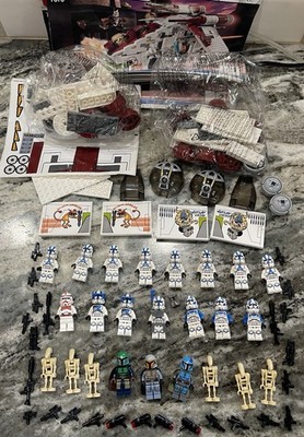 LEGO 501st Clone Trooper Minifigure Lot LAAT Gunship Stickers Star Wars ...